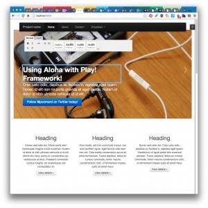 How to integrate the Aloha Wysiwyg Editor with Play! Framework - poornerd